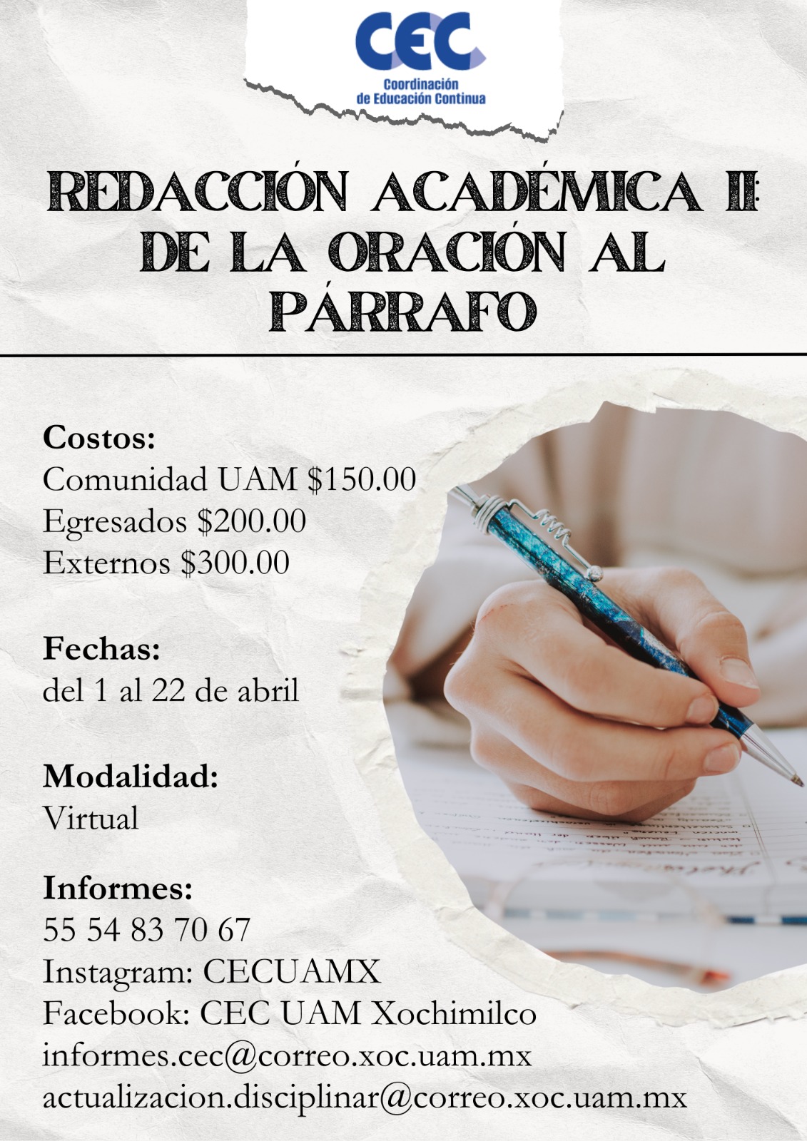 Coordinación de Educación Continua UAM-X – Coordinación de Educación Continua de la UAM Xochimilco